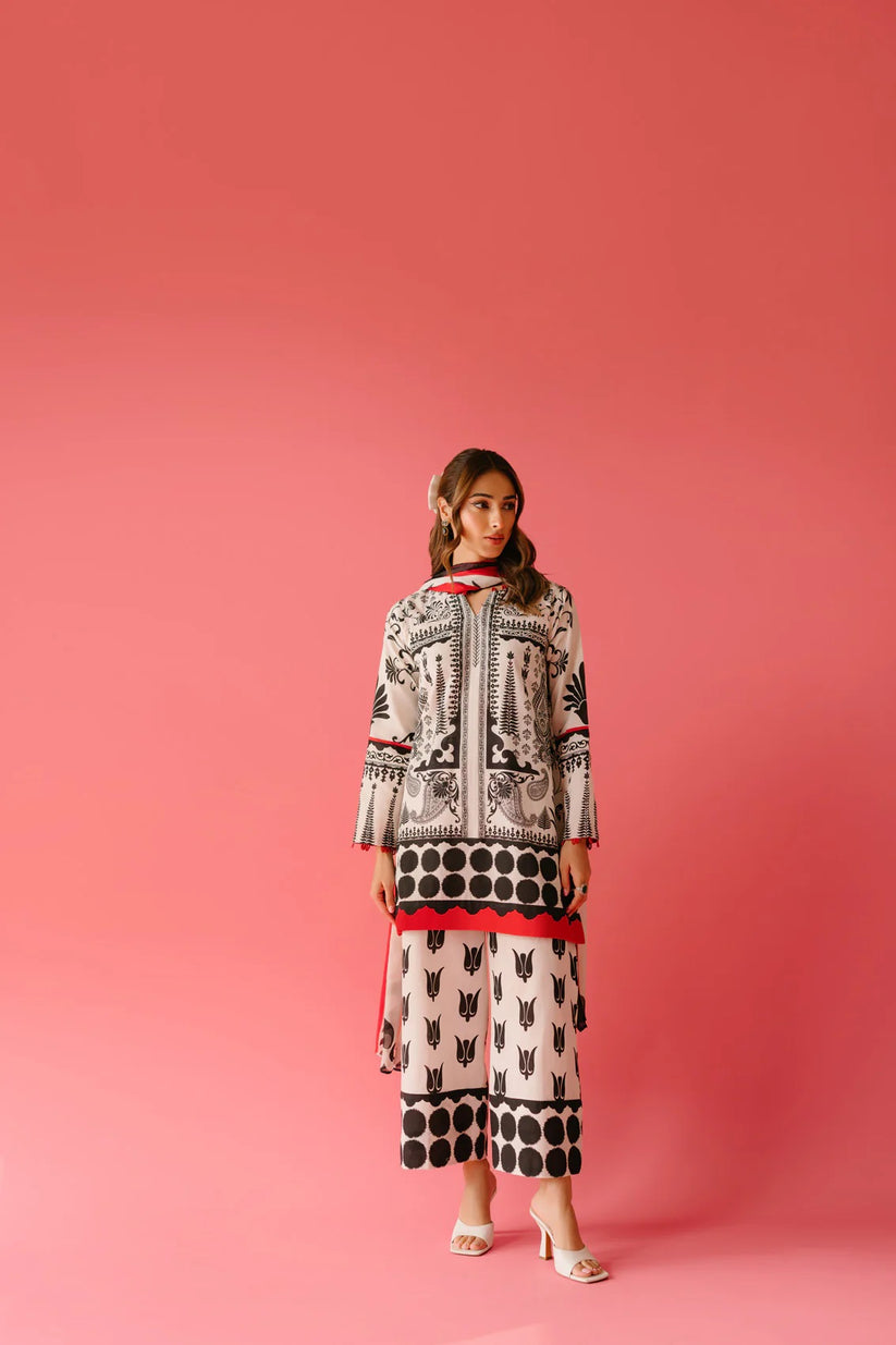 TURKISH FLORAL BLUSH LUXURY COORD SET – Mezansh